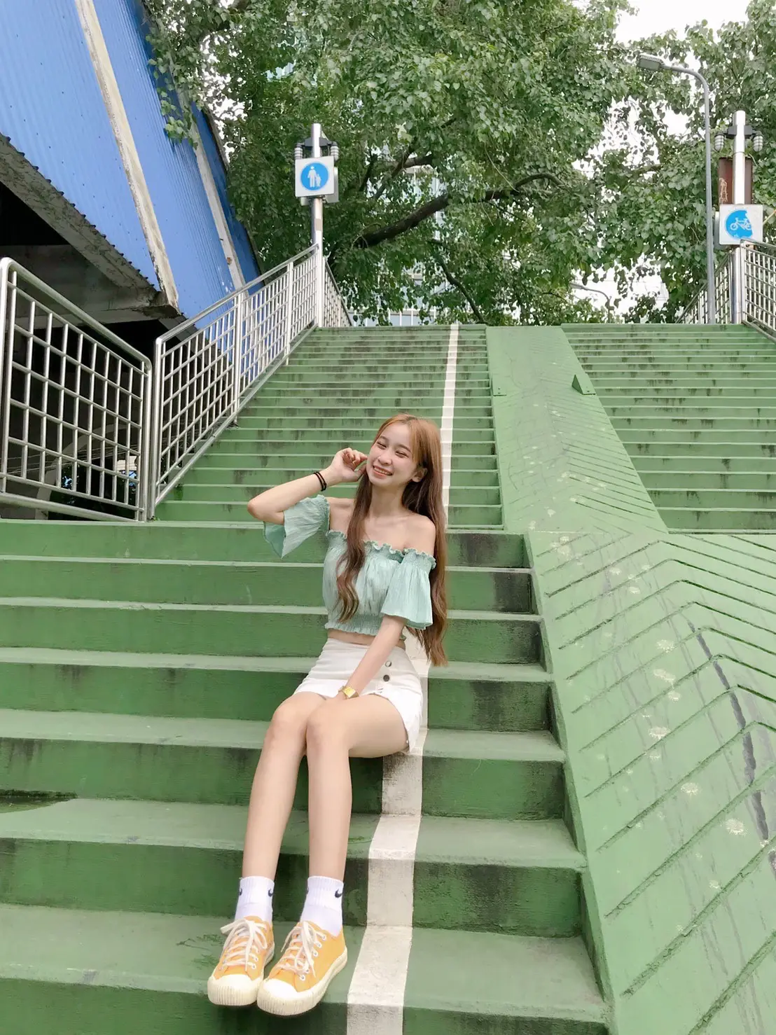 ถ่ายรูปสะพานเขียว💚 | แกลเลอรีที่โพสต์โดย KOR🦄 | Lemon8