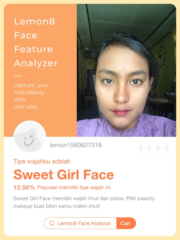 Laporan Analisis Wajahku | Galeri diposting oleh Dayana🦄 | Lemon8