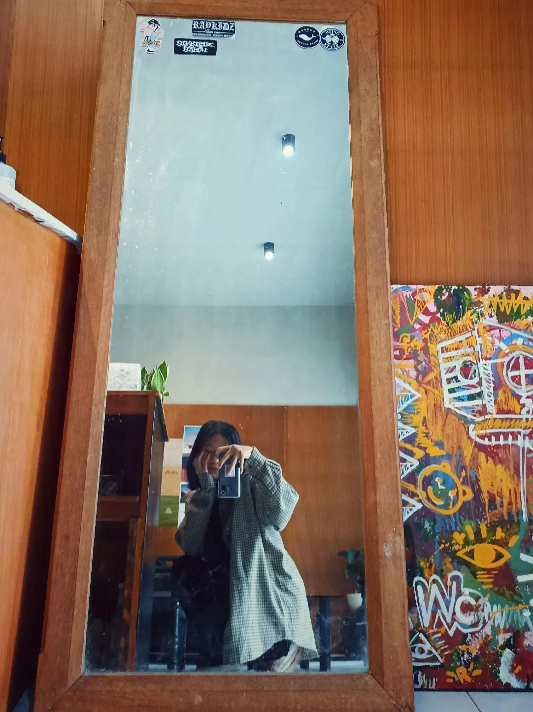 Simple Poses for Mirror Selfie | Galeri diposting oleh La_Vanya | Lemon8