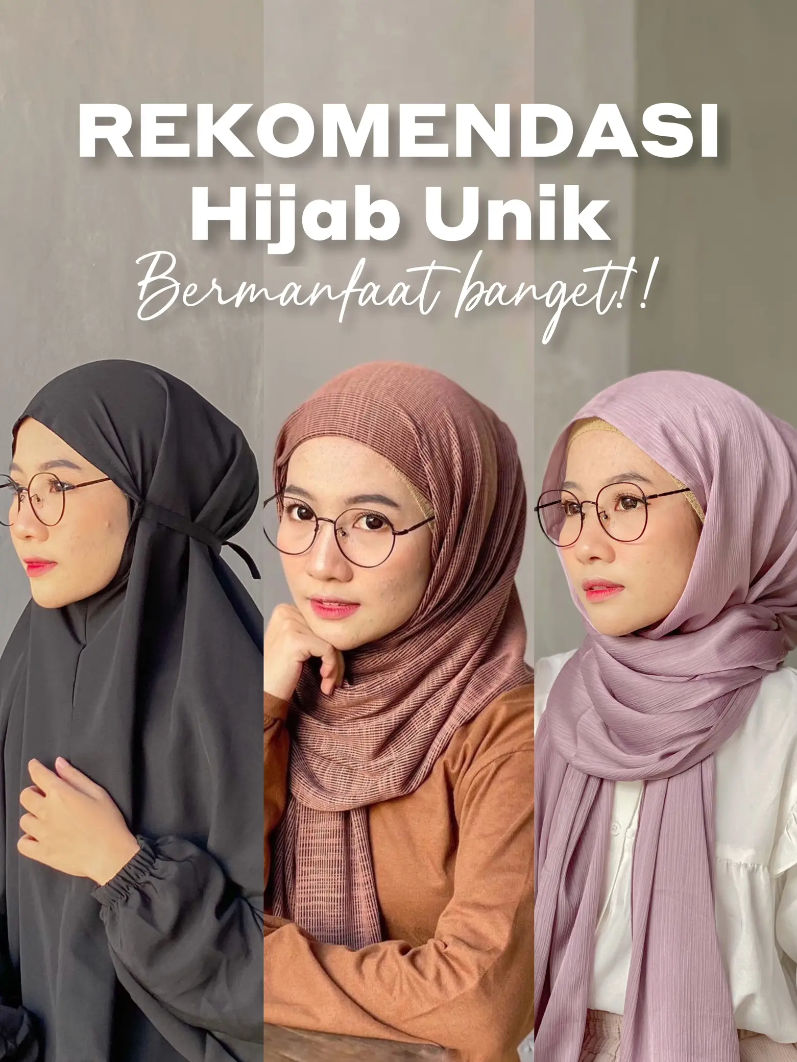 REKOMENDASI HIJAB UNIK BERMANFAAT BANGET😍 | Galeri diposting oleh Firsaoir | Lemon8