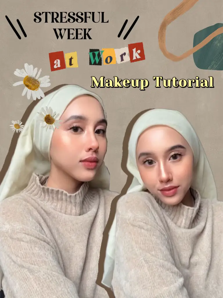 Stressful Week at Work Make Up😵‍💫 | Video diterbitkan oleh syasya. | Lemon8
