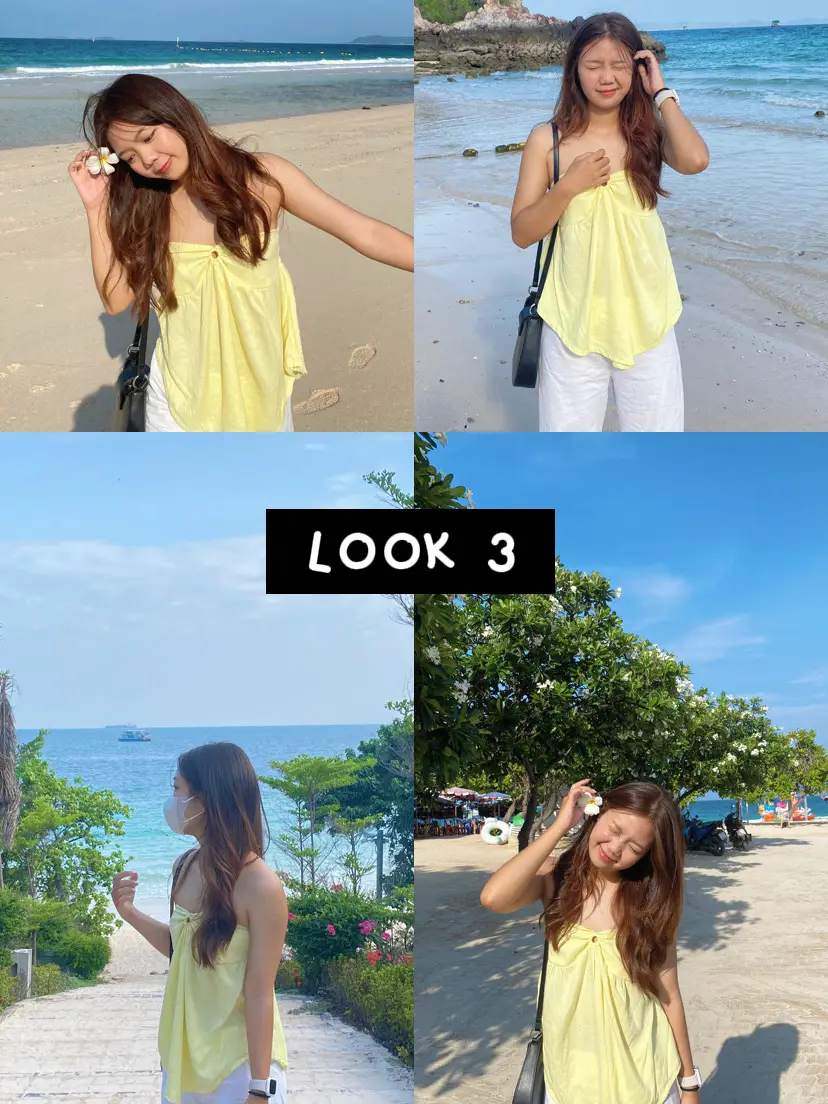 ไอเดีย 4 looks ootd.ไปทะเลแบบไม่โป๊🏝️ ☀️ | แกลเลอรีที่โพสต์โดย JJ | Lemon8