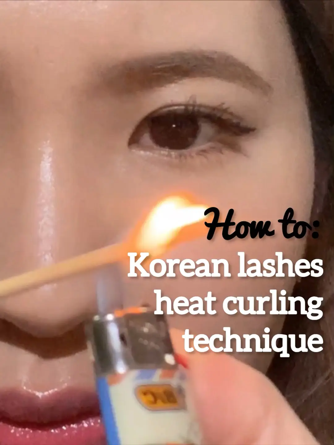 BURNT MYSELF but my lashes have not looked better🔥 | Video published by ...