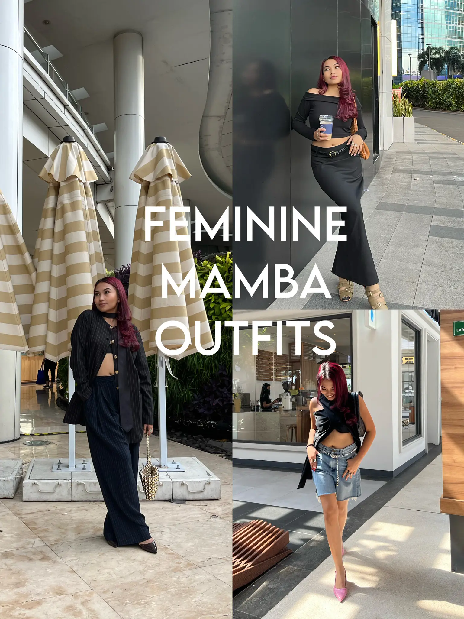 FEMININE MAMBA OUTFITS | แกลเลอรีที่โพสต์โดย Rania Shafira | Lemon8