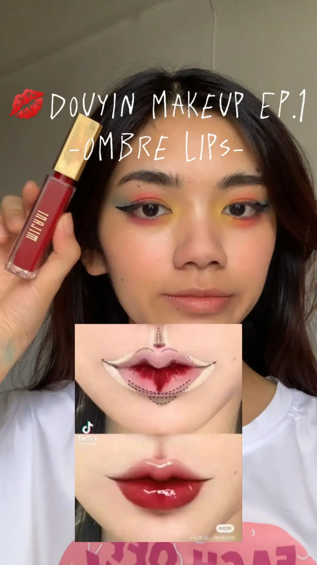 💋Ombre lips-แบบสาวจีน รอดไหมนะ?(Douyin makeup Ep.1) | วิดีโอที่เผยแพร่ ...