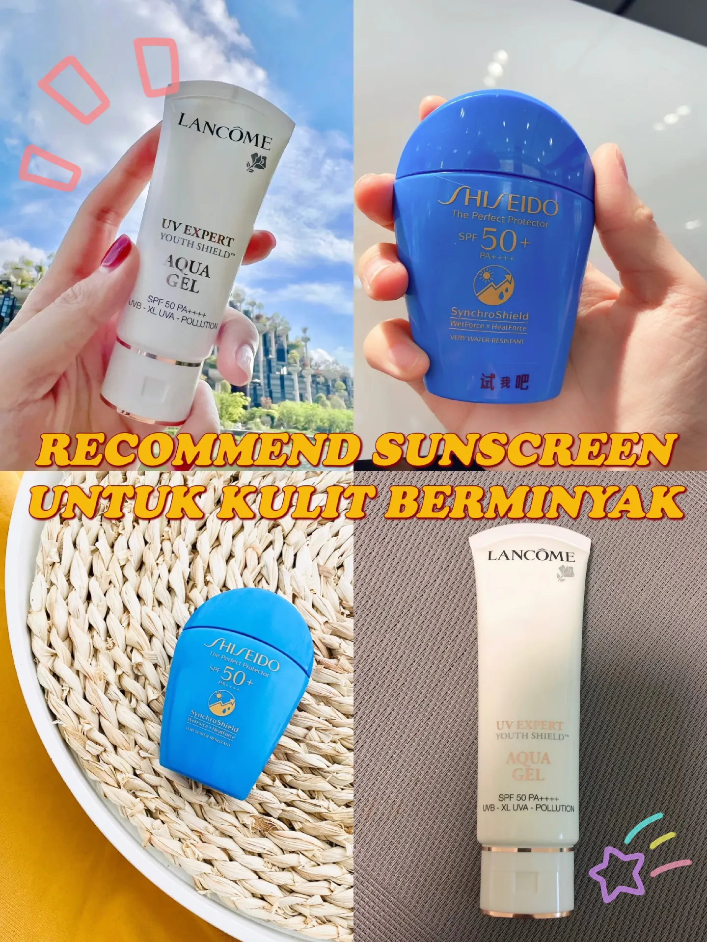 "RECOMMEND SUNSCREEN UNTUK KULIT BERMINYAK🔥💥💯 | Galeri diposting oleh ...