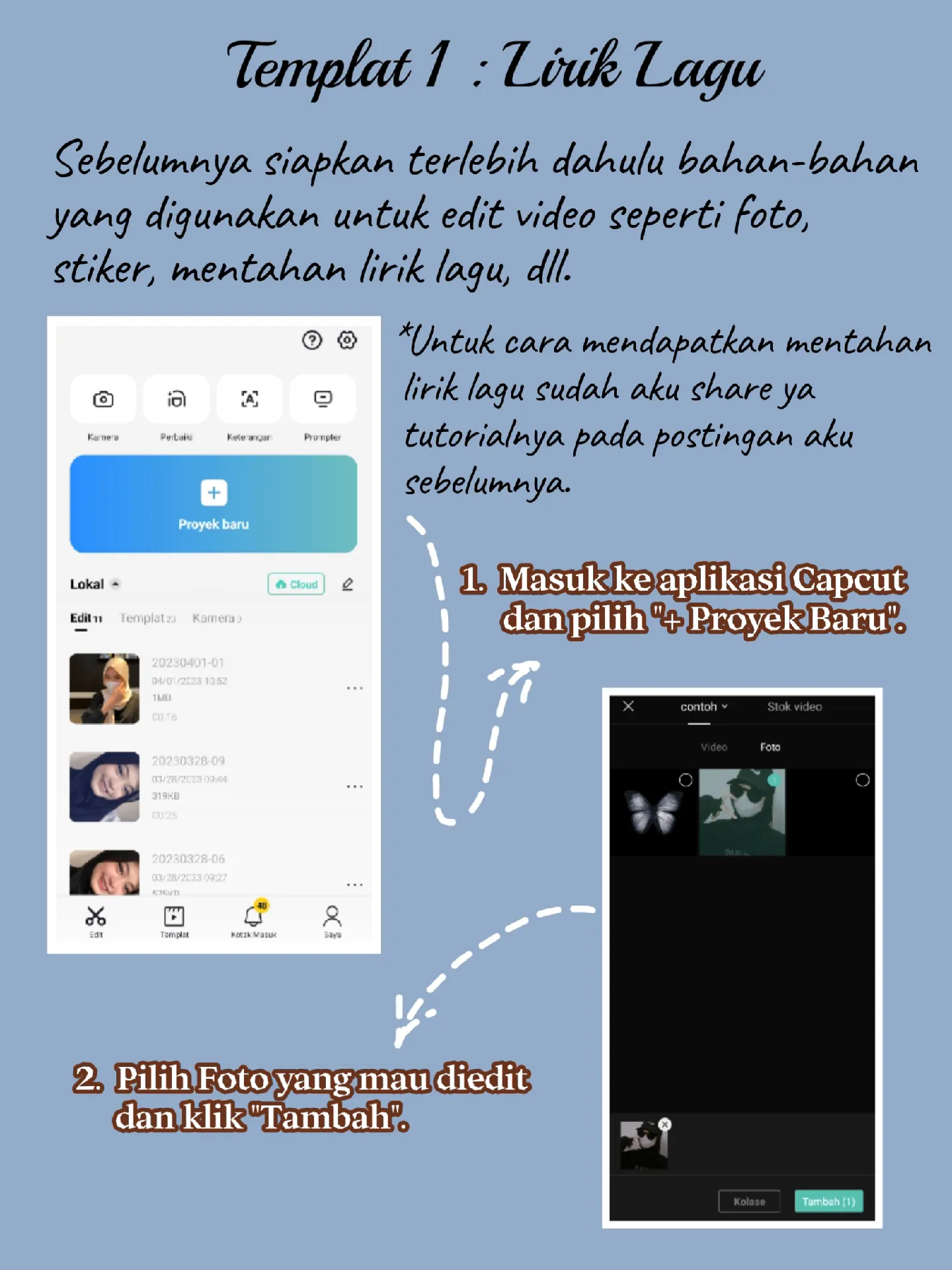cara upload template capcut - Pencarian Lemon8