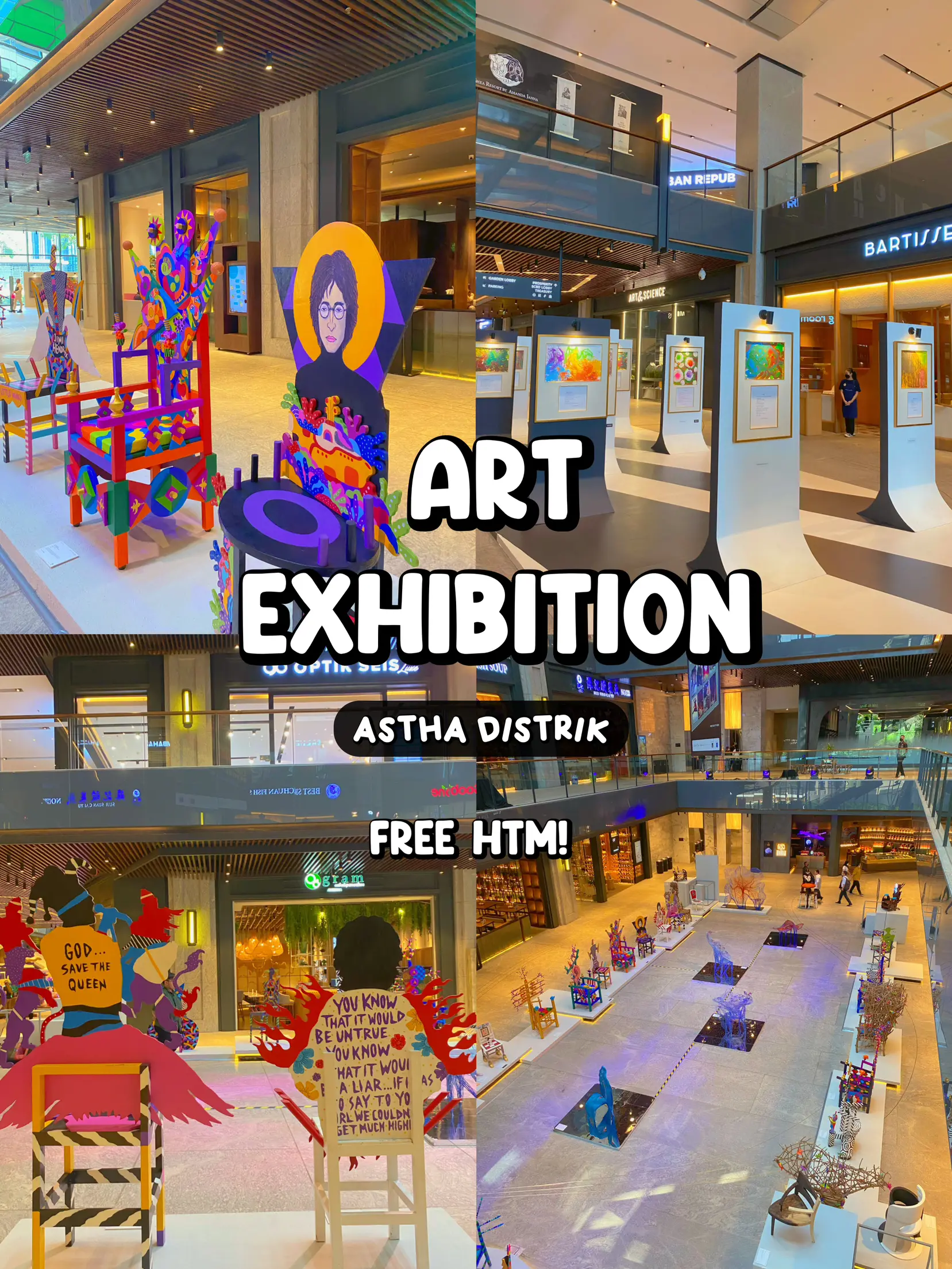 Pameran gratis di Mall Ashta | Galeri diposting oleh dailyalya | Lemon8