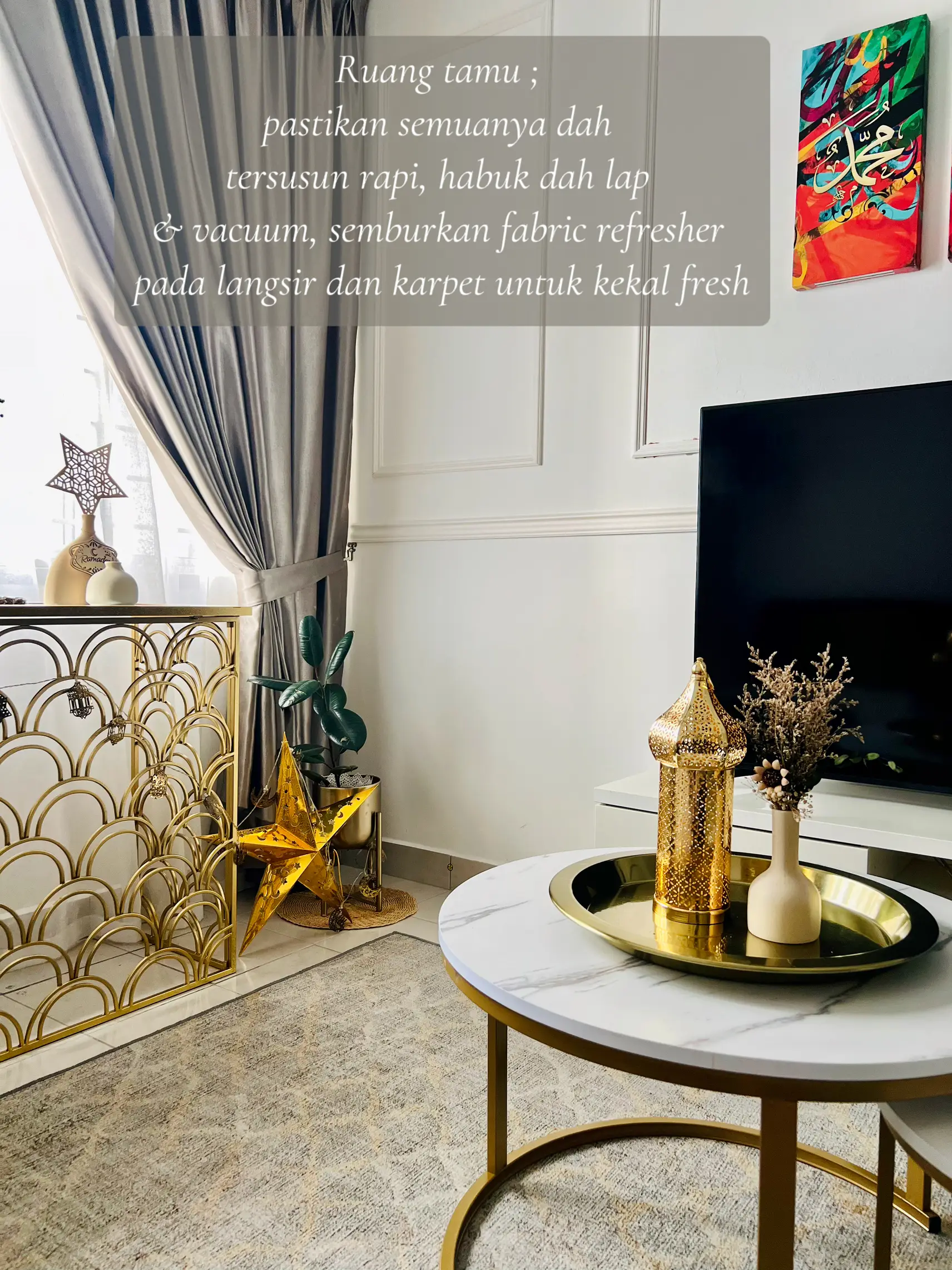 TIPS SUSUN ATUR RUMAH SEBELUM RAYA | แกลเลอรีที่โพสต์โดย Aira | Lemon8