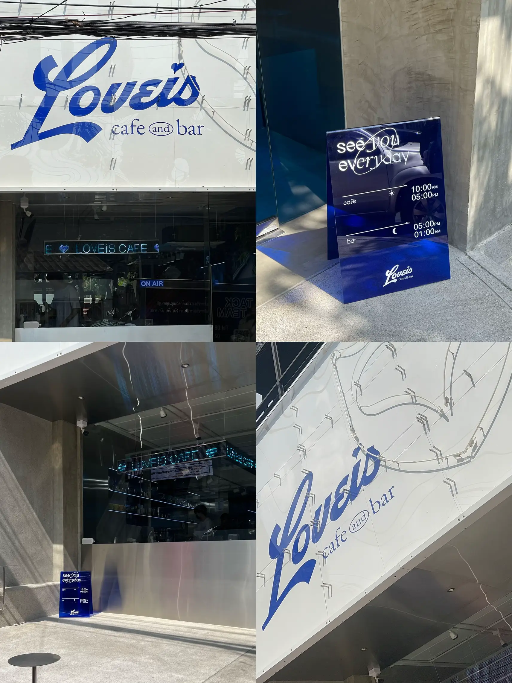 คาเฟ่โทนสีน้ำเงินย่านอารีย์ มุมถ่ายรูปสุดปัง - LOVEis cafe 🔵☕️ | แกลเลอ ...