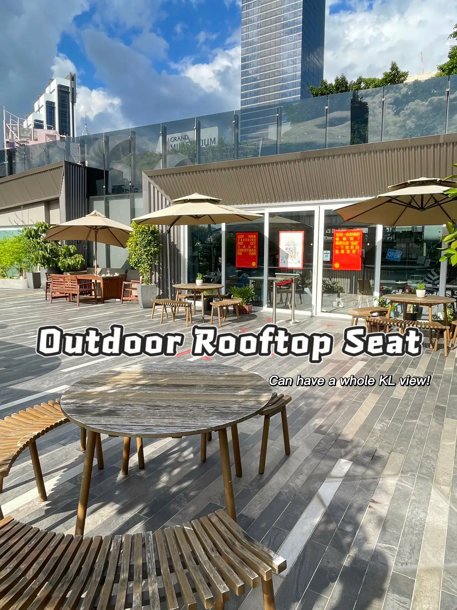 A secret rooftop cafe in the heart of KL ☕️ | Galeri disiarkan oleh # ...