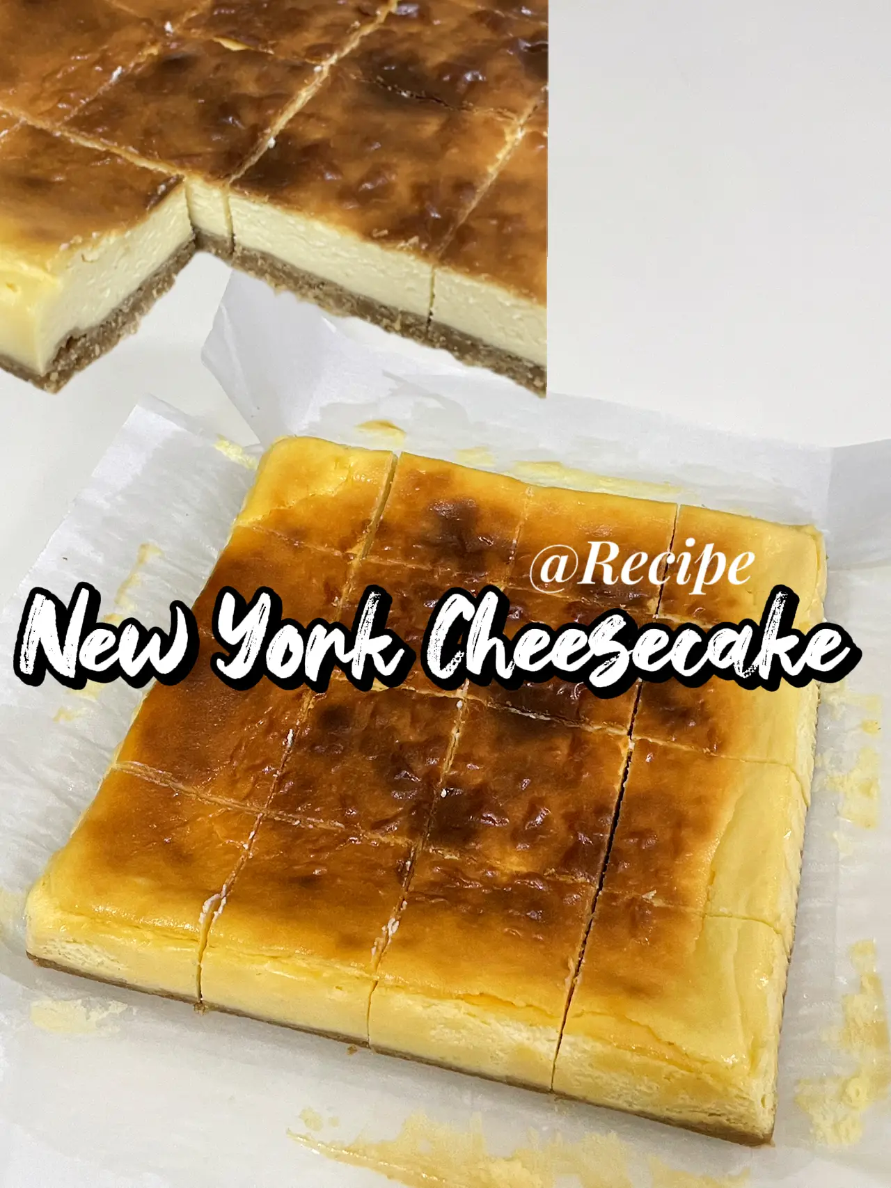 Delicious New York Cheesecake with recipe | Galeri disiarkan oleh Sleepybear | Lemon8