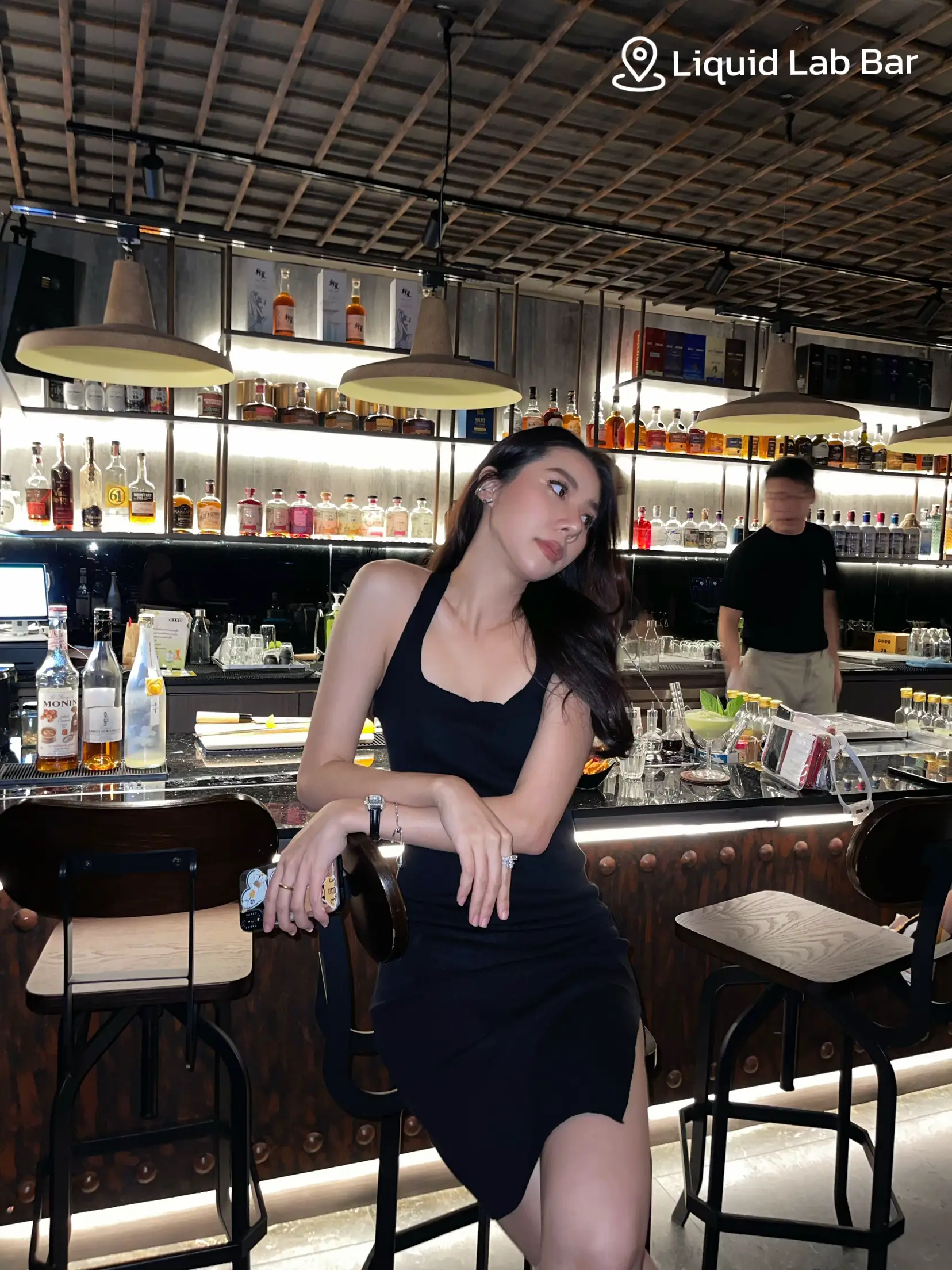 Liquid Lab Bar 🍸บาร์ลับย่านอ่อนนุช | แกลเลอรีที่โพสต์โดย Fiatshrlin | Lemon8