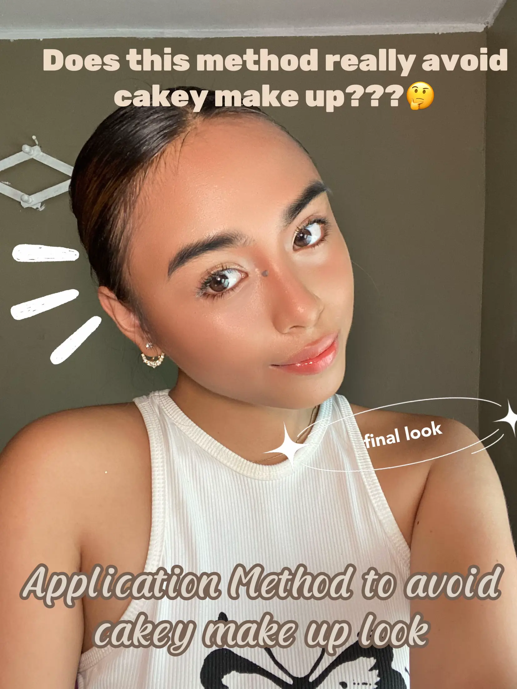 APPLICATION METHOD TO AVOID CAKEY MAKE UP LOOK | Video published by ...