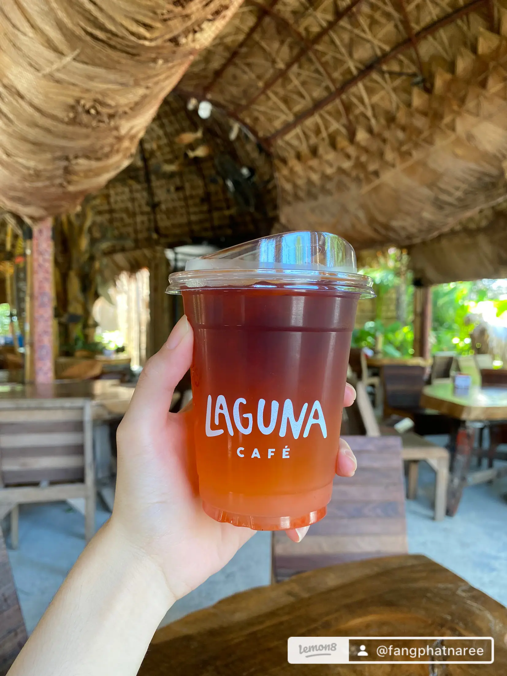 Laguna Cafe คาเฟ่สุดฮิตชลบุรี บางแสน 🌴💗 | แกลเลอรีที่โพสต์โดย FANG | Lemon8