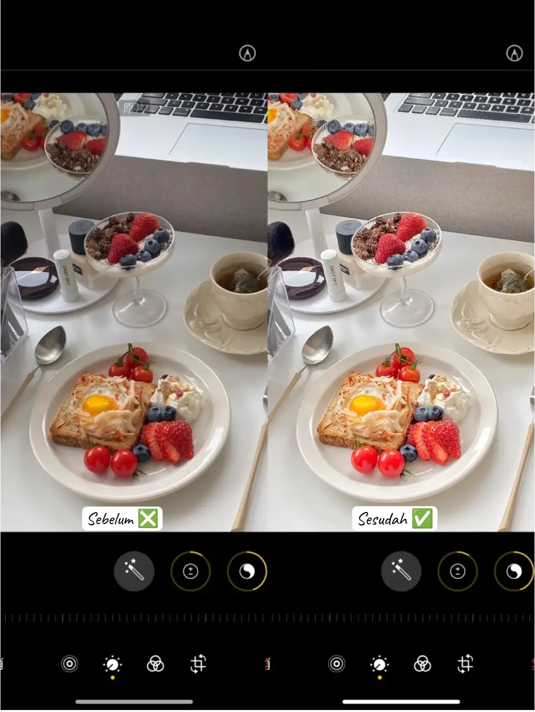 Filter Iphone agar Makananmu Terlihat Lebih Menarik 🤤 | Galeri ...
