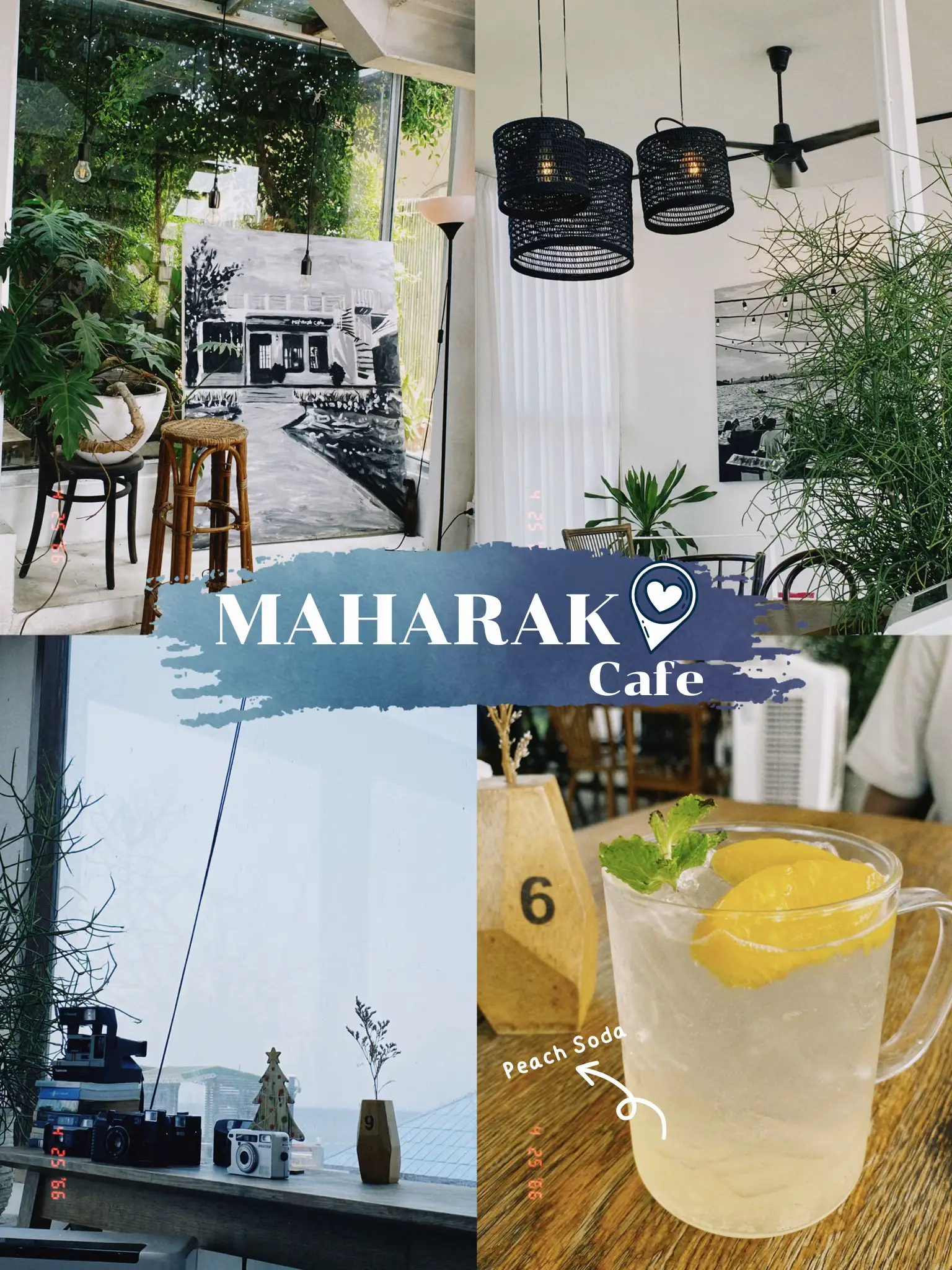 คาเฟ่โทนฟิล์ม สุดปัง ให้บรรยากาศอบอุ่นสุดๆ 🌴 | แกลเลอรีที่โพสต์โดย Beau.tk | Lemon8