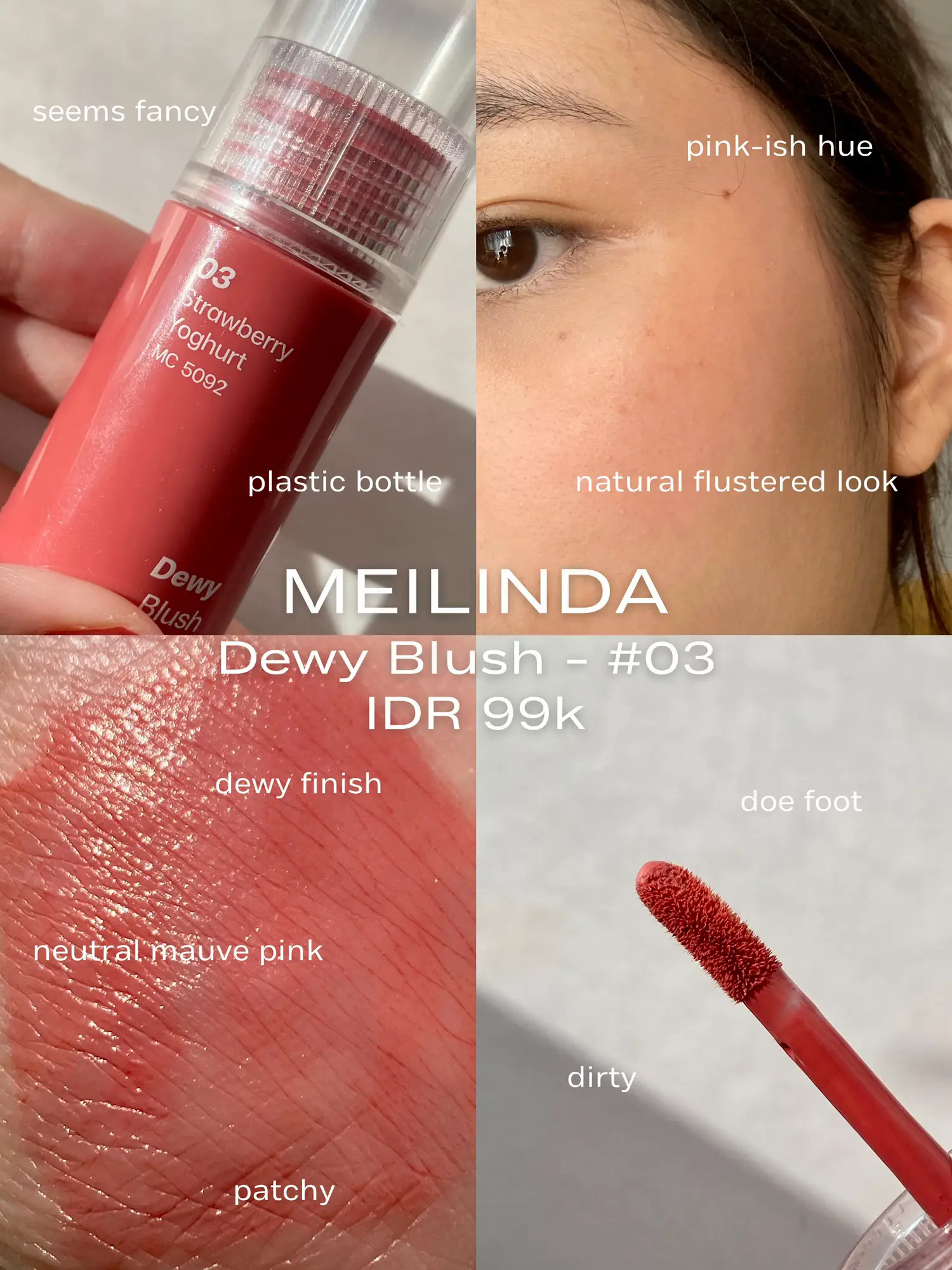 Rating Liquid Blushku: Ada 1 yg Semua Harus Punya! | Galeri diposting oleh Elliana Freya | Lemon8