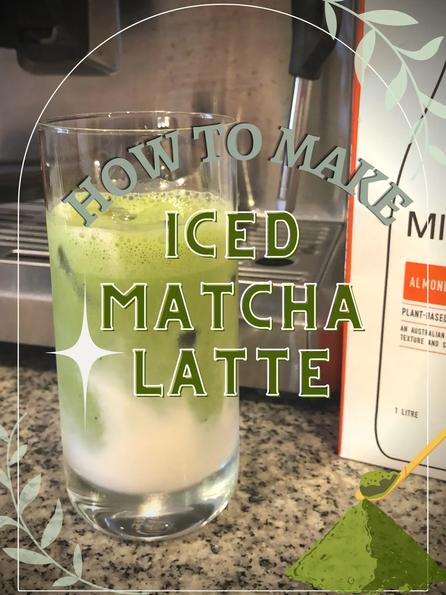 How to Make Iced Matcha Latte 🍵🧊 | Galeri disiarkan oleh AvoCacaDo 🥑 ...