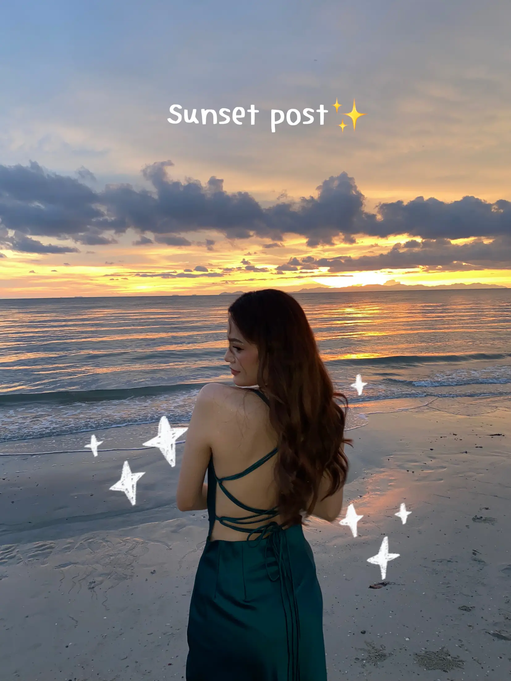 Sunset post | แกลเลอรีที่โพสต์โดย jjaoaye | Lemon8