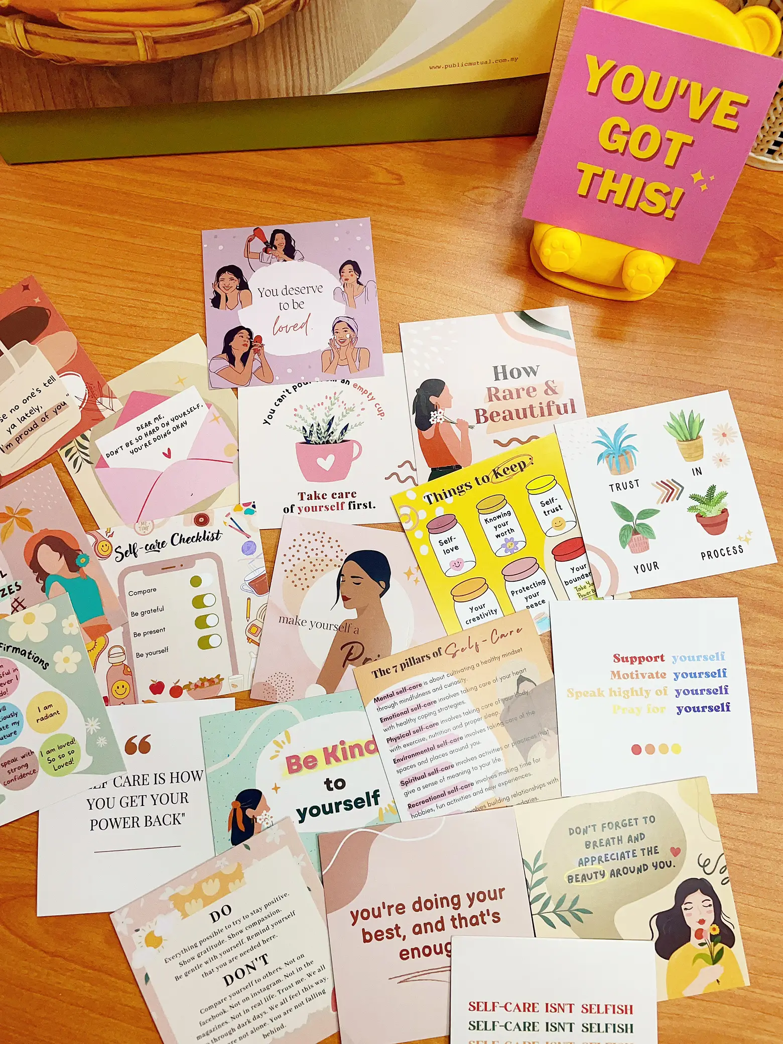 Aesthetic Self-Care Quote Cards | แกลเลอรีที่โพสต์โดย Natasa Twf | Lemon8