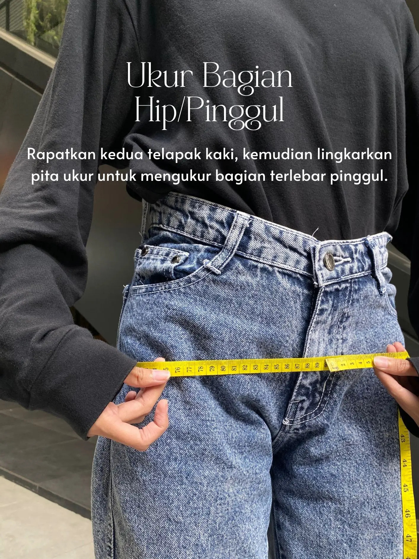 CARA UKUR BADAN BIAR GA SALAH BELI CELANA | Galeri diposting oleh Raya ...