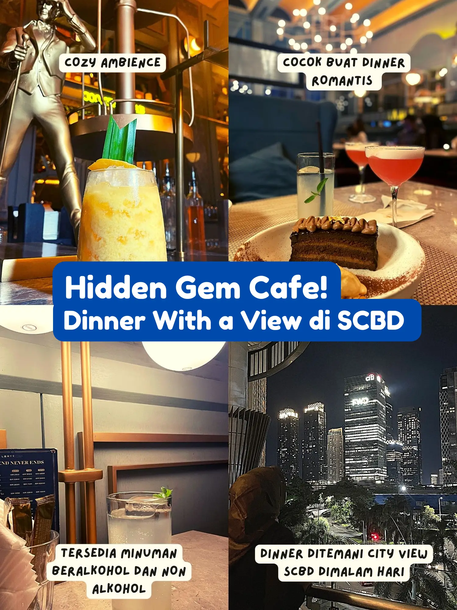 Hidden Gem Cafe! Dinner with a View di SCBD | Galeri diposting oleh ...