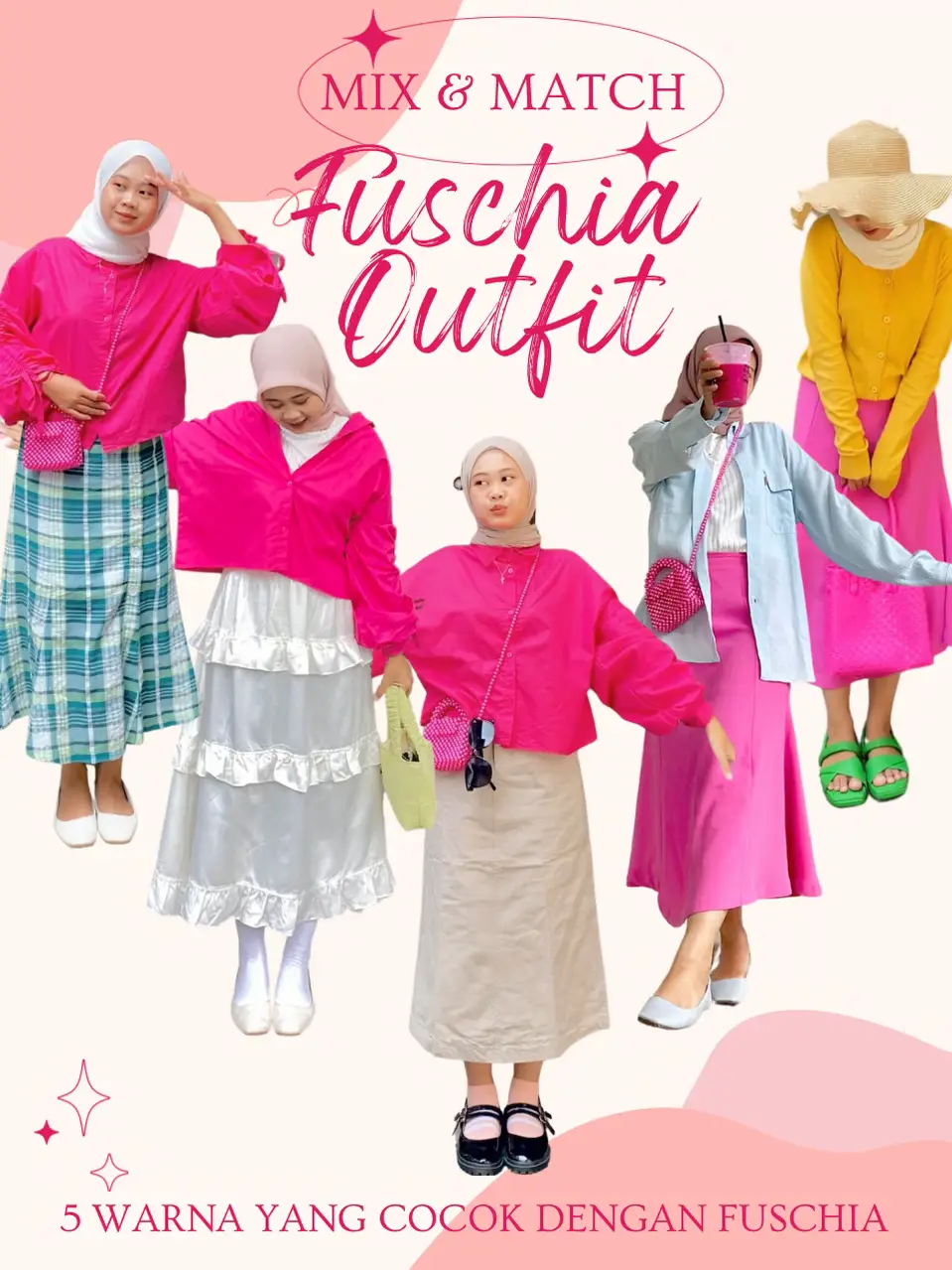 5 WARNA OUTFIT YANG SANGAT COCOK DENGAN FUSCHIA 💗 | Galeri diposting ...