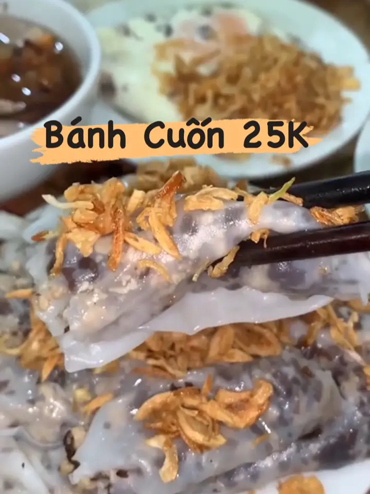 Bánh Cuốn 25k | วิดีโอที่เผยแพร่โดย LewLew Đói Khum | Lemon8