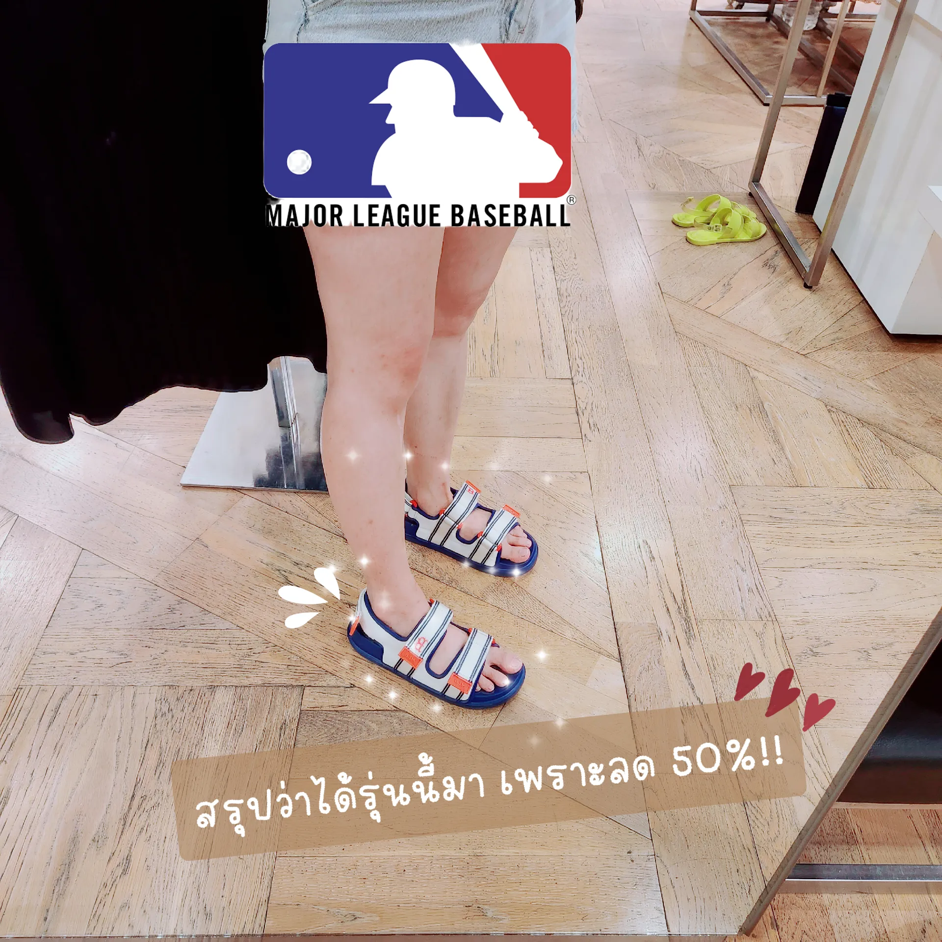 พาไปช็อปรองเท้า MLB สำหรับ Summer นี้ มีลดราคาจุกๆ | Gallery posted by Capybara | Lemon8