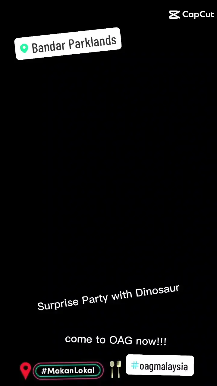 Surprise party with Dinosaur in OAG🍋 | วิดีโอที่เผยแพร่โดย Vivian Tww | Lemon8