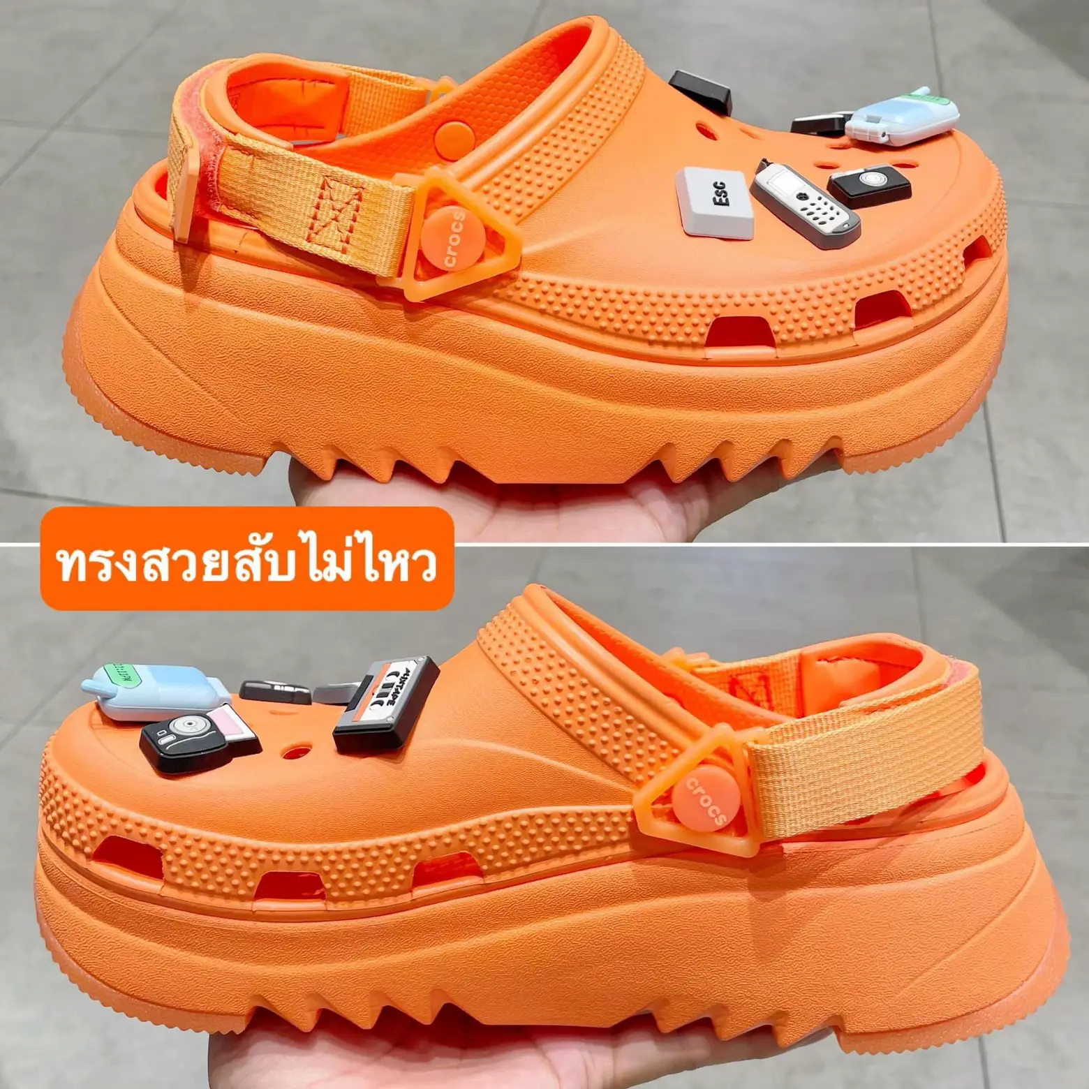 🧡New! Crocs Heel Orange Building | Gallery posted by Sale Here | Lemon8