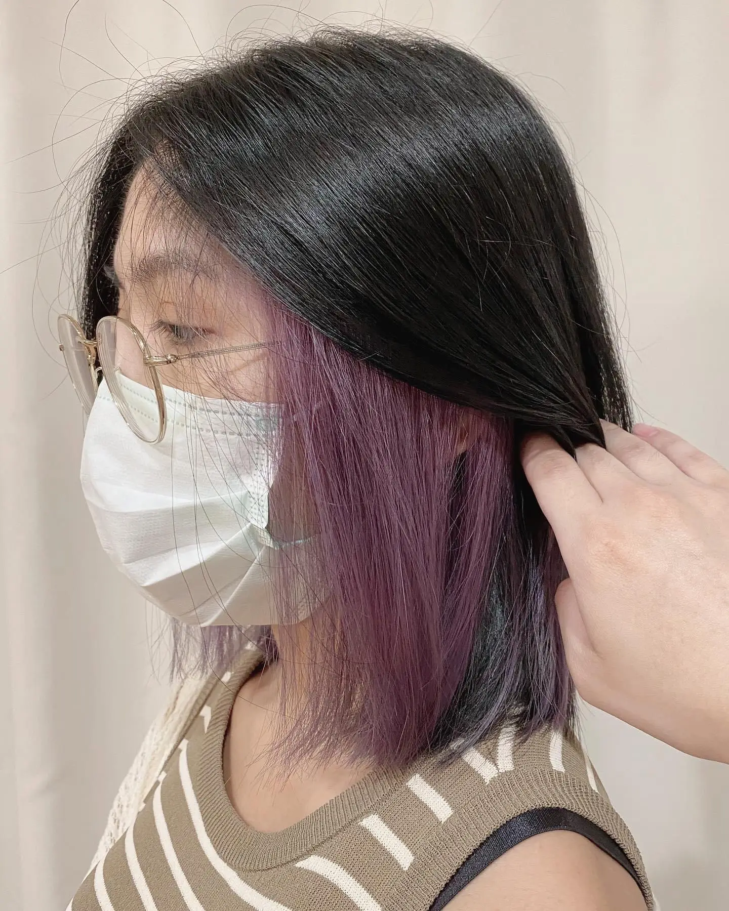 Inner hair ไอเดียสีผมซ่อนความแซ่บ🤩 | แกลเลอรีที่โพสต์โดย My.sawa | Lemon8