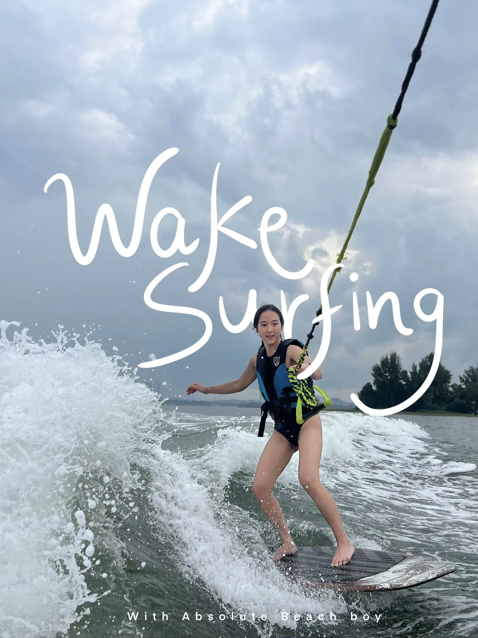 A dummy’s guide to Wake Surfing virgin 🏄‍♀️ | แกลเลอรีที่โพสต์โดย Patchat | Lemon8