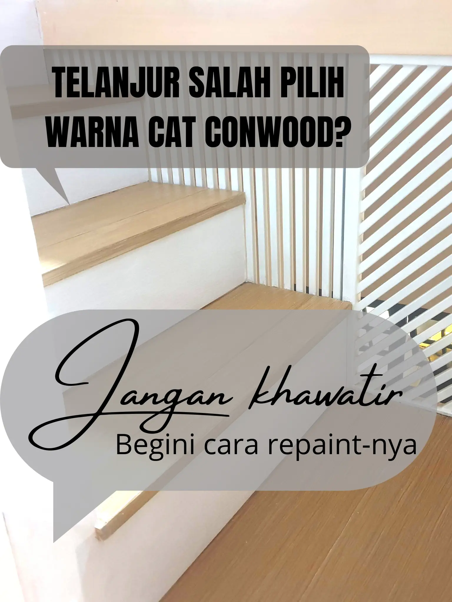Cara REPAINT cat conwood dan TIPS-nya biar rapi! | Galeri diposting ...