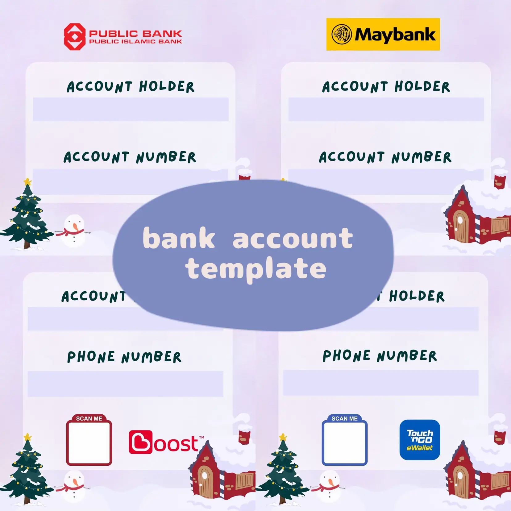 template qr code bank - Carian Lemon8