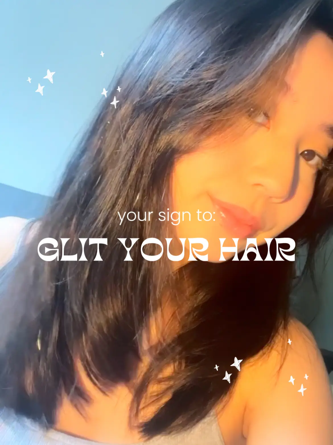 YOUR SIGN TO: Glit your hair 💇🏻‍♀️ | Video published by emily | Lemon8