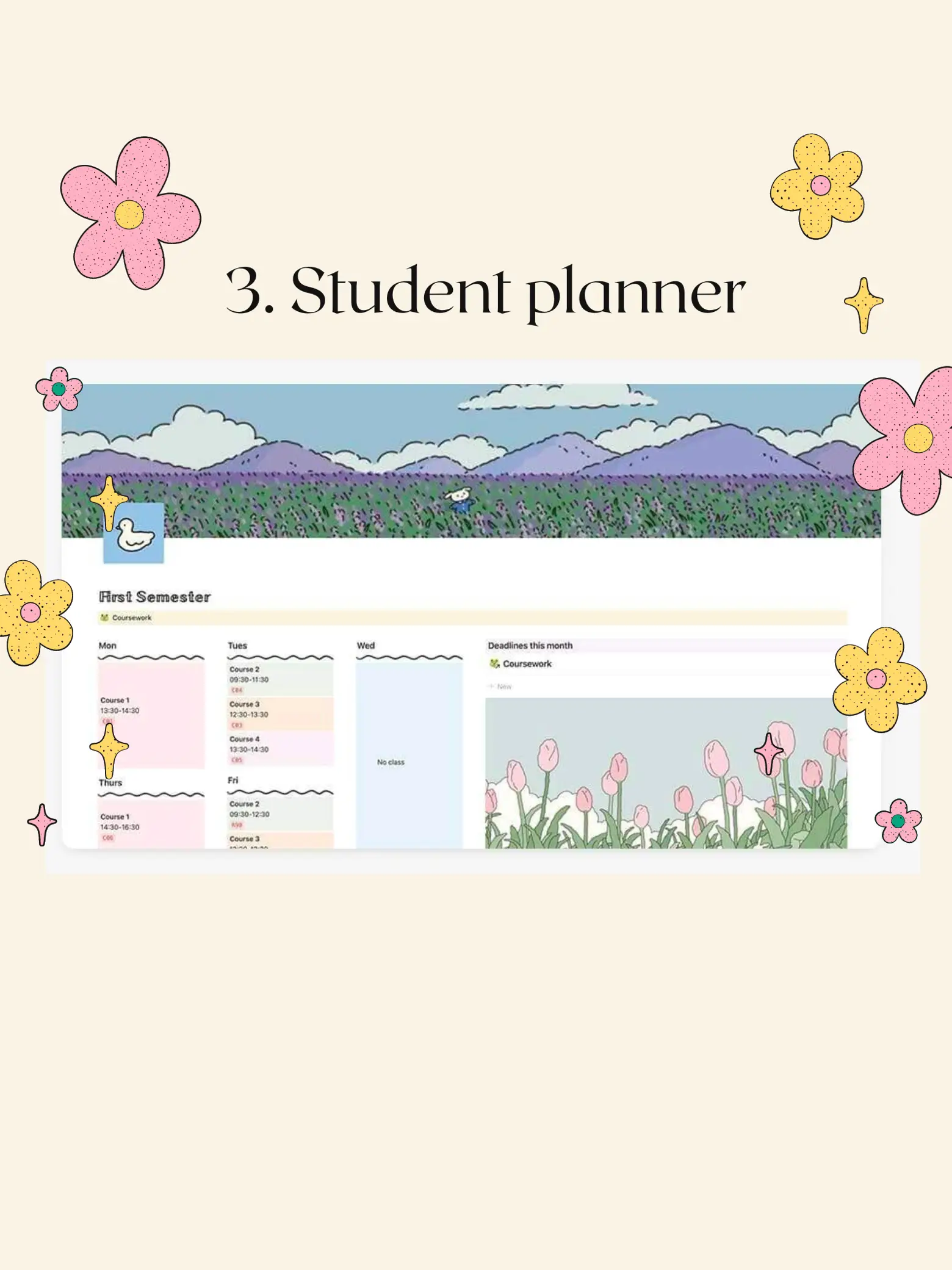 FREE Notion templates to organise your life ☁️ | Gallery posted by ...