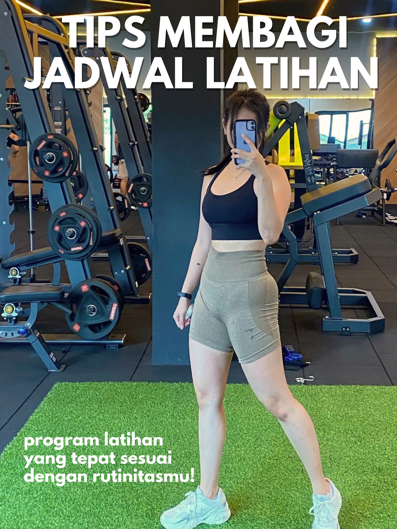 TIPS MEMBAGI JADWAL LATIHAN DI GYM | Galeri diposting oleh coach nadja | Lemon8