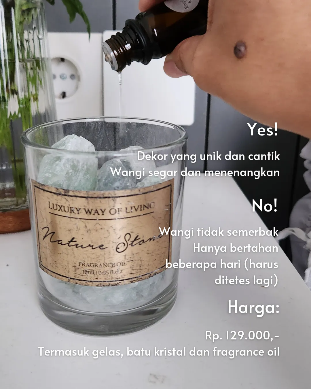 Crystal Diffuser: Unik, Cantik, Wangii 🥰 | Galeri diposting oleh Rumah Semak | Lemon8