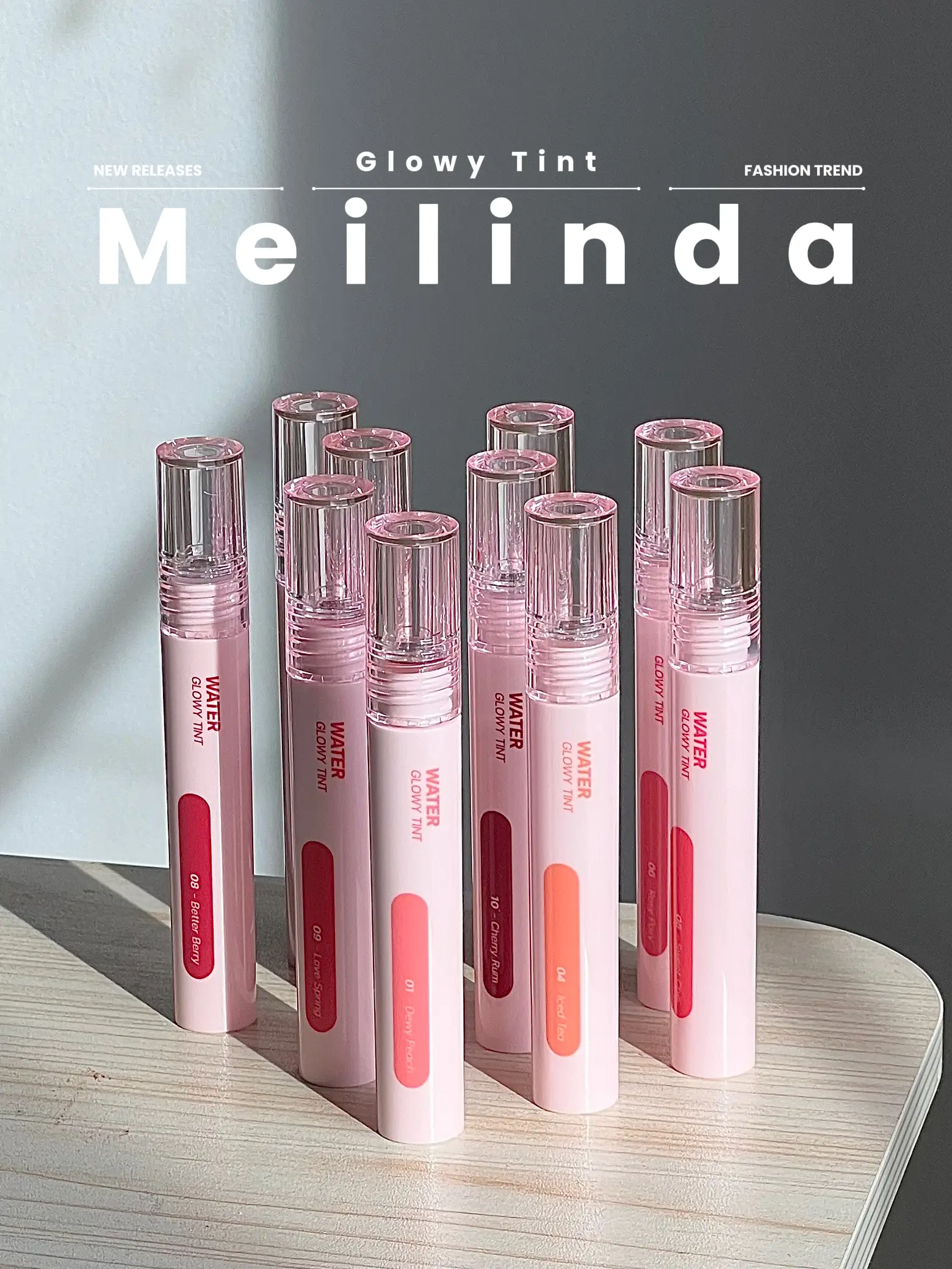 ใหม่! Glowy Tint ของเมลินดา ปาดให้ดูเต็มๆแบบครบทุกสี 💄 | แกลเลอรีที่โพสต์โดย ꔛ 🥞Im Em 🫶🏻 | Lemon8