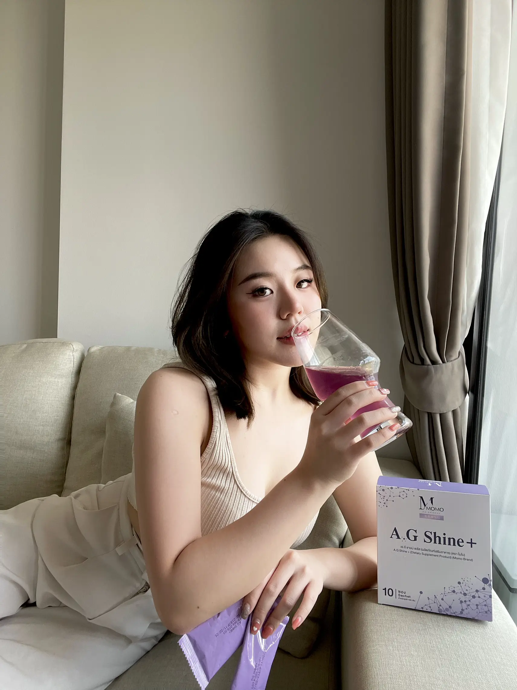 คอลลาเจน! ที่ช่วยทั้งงานผิว ผม เเละเล็บ ควรกินตอนไหน? | แกลเลอรีที่โพสต์โดย BIBI 🧚🏻‍♀️ | Lemon8