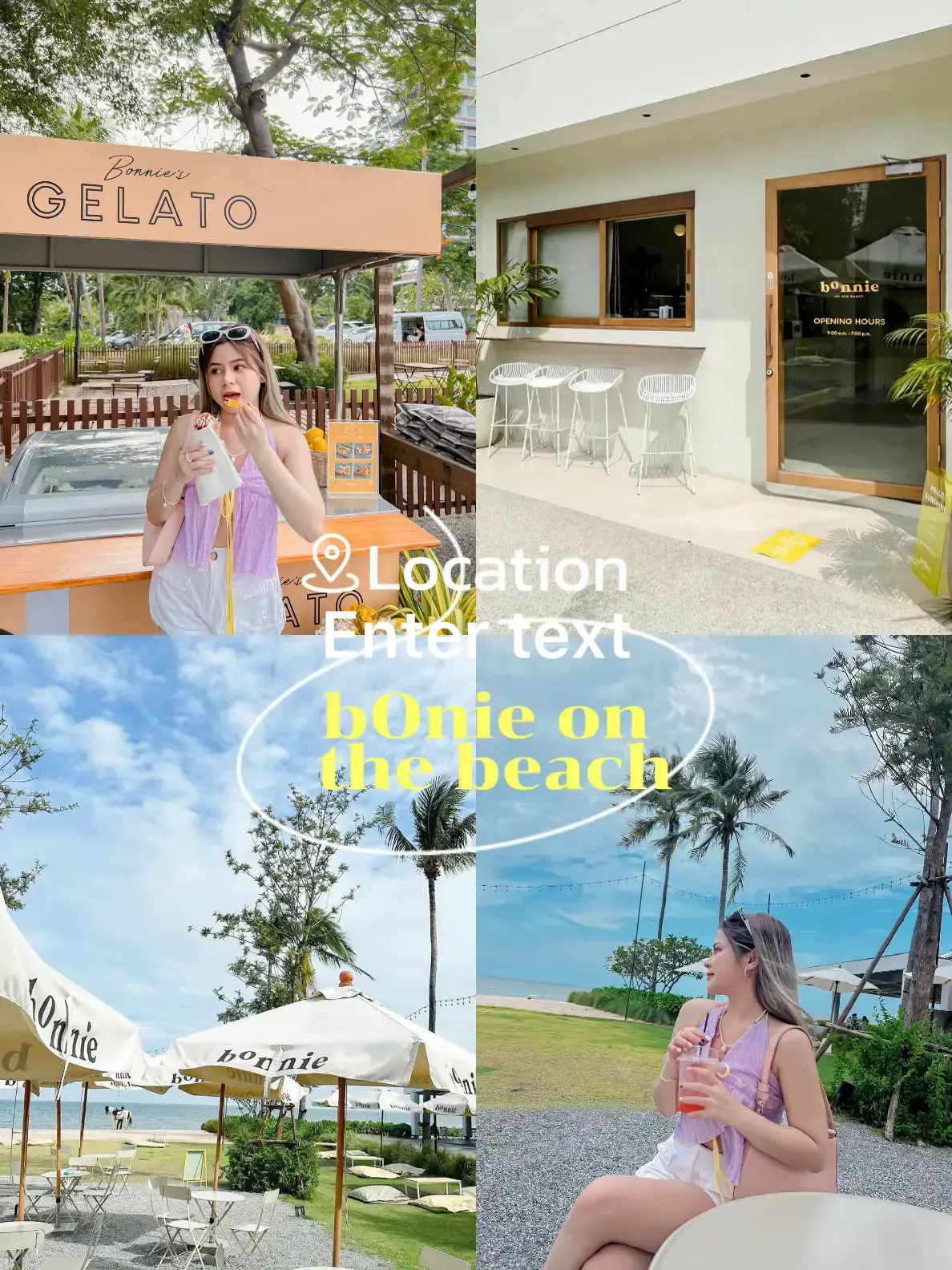 bOnnie on the beach คาเฟ่สุคชิคติดริมหาดชายทะเล 🏖 | แกลเลอรีที่โพสต์โดย ...