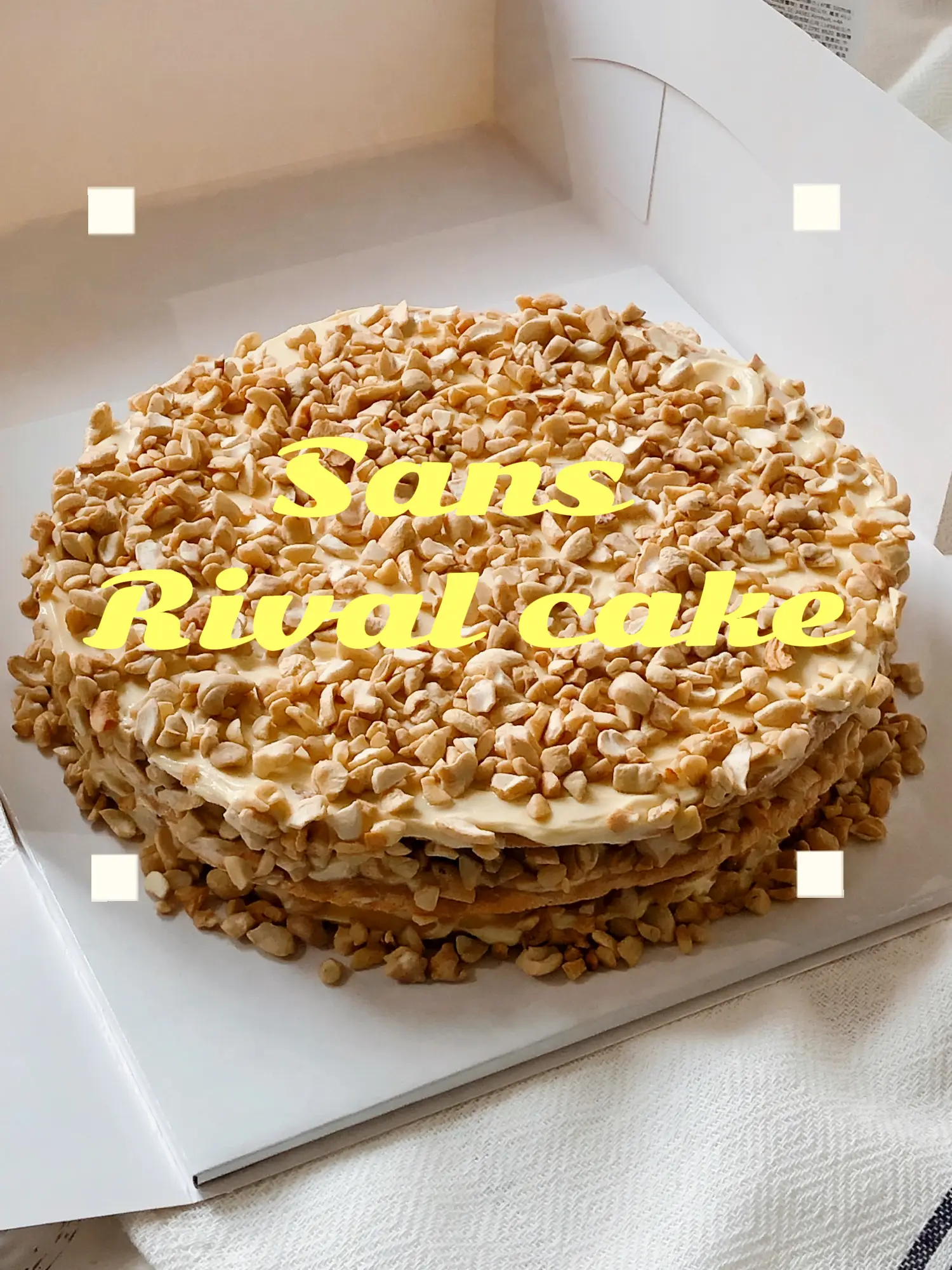 First Eating Artificial Cake Sans Rival Cake 🥜 | Gallery posted by Home ...