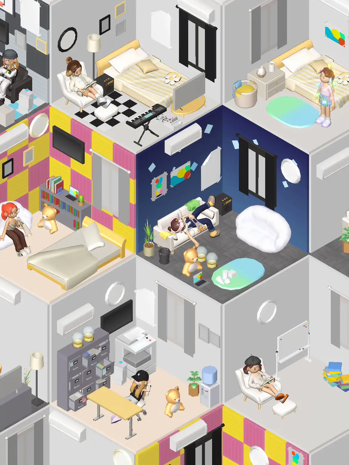 แชร์ทริคลับเล่น Bondee 💗🧸 | แกลเลอรีที่โพสต์โดย p_cartoons | Lemon8