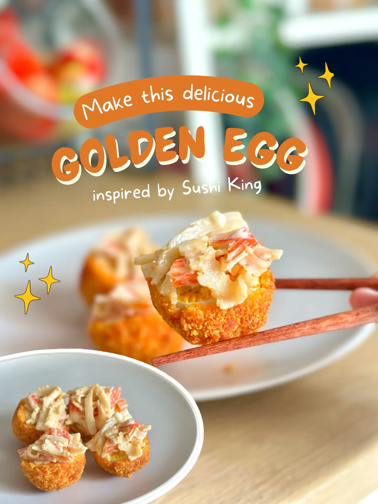 Delicious Golden Egg inspired by Sushi King! 😋 | วิดีโอที่เผยแพร่โดย ...