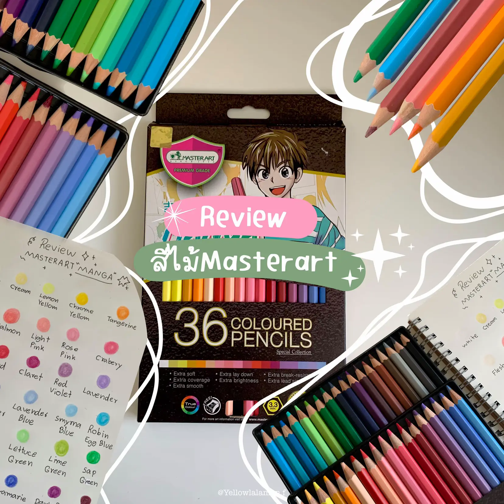 รีวิวเซ็ตสีไม้ของMaster Art รุ่นมังงะกัน | แกลเลอรีที่โพสต์โดย ...