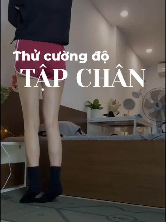 THỬ CƯỜNG ĐỘ TẬP CHÂN🌸 | Video do Chanhealthy đăng | Lemon8