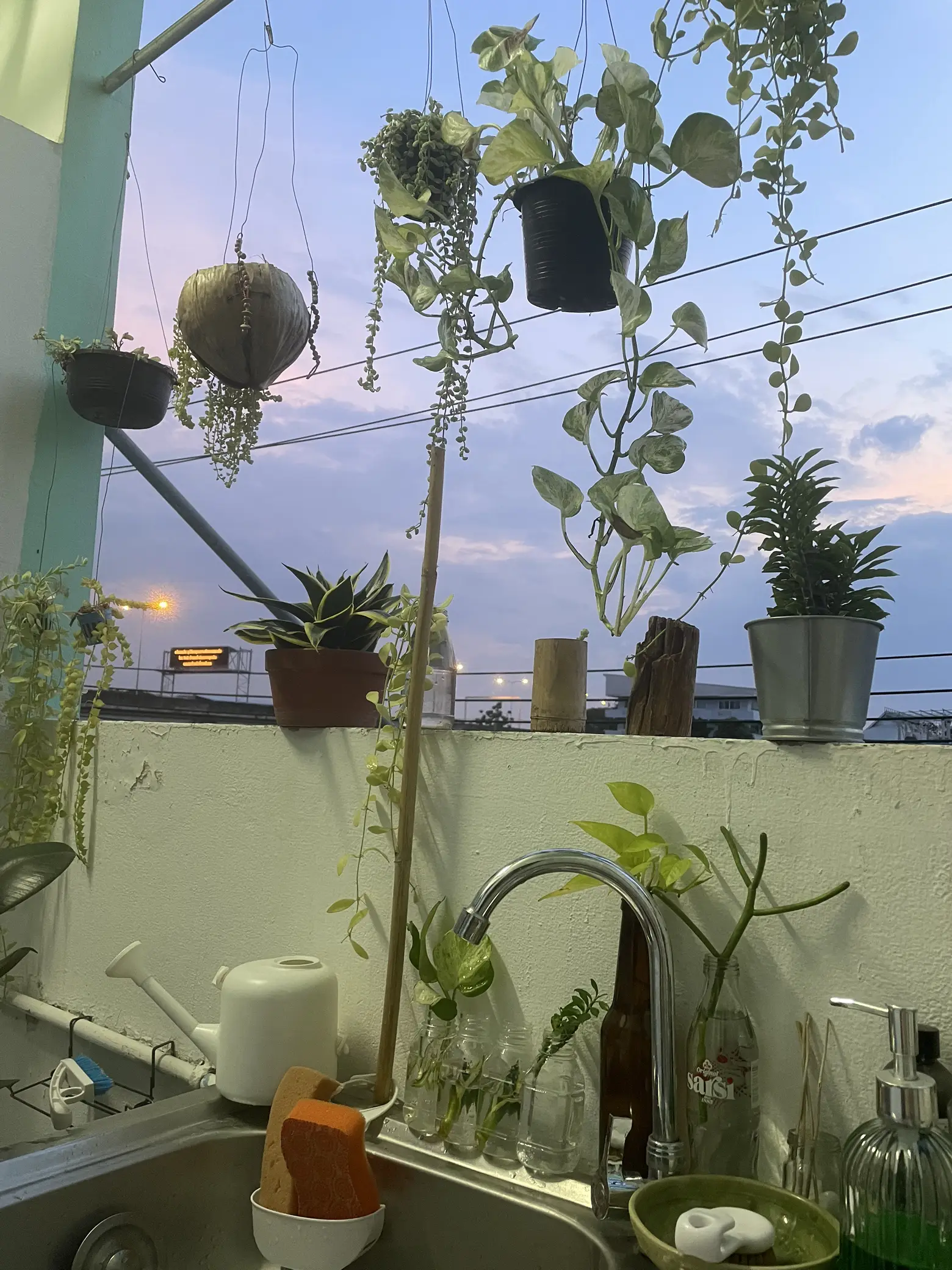 🌱ไอเดียจัดมุมระเบียงขนาดเล็ก | Small balcony decor | แกลเลอรีที่โพสต์ ...