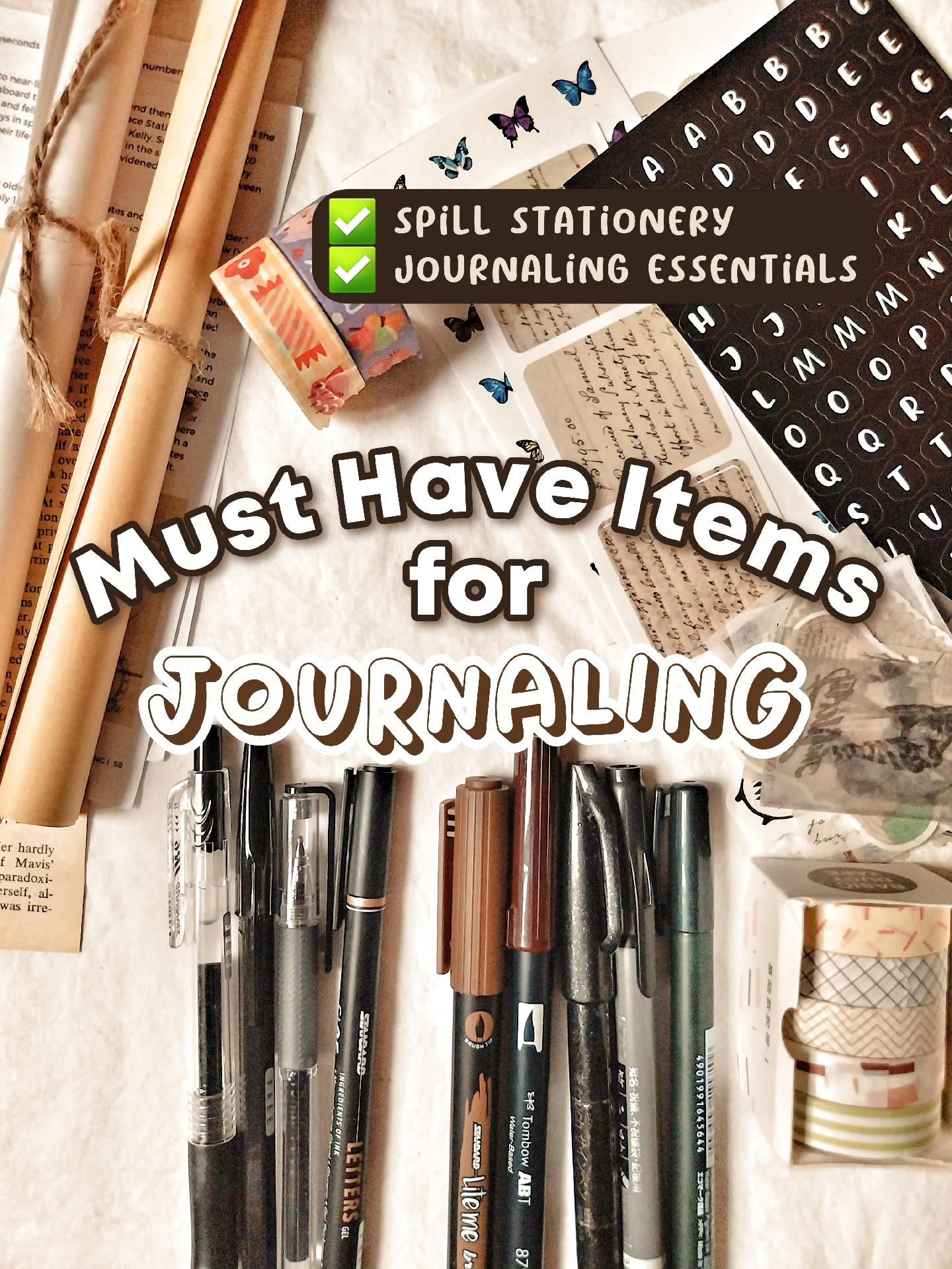 must have items for journaling ️ | Galeri diposting oleh Study and Tips ...